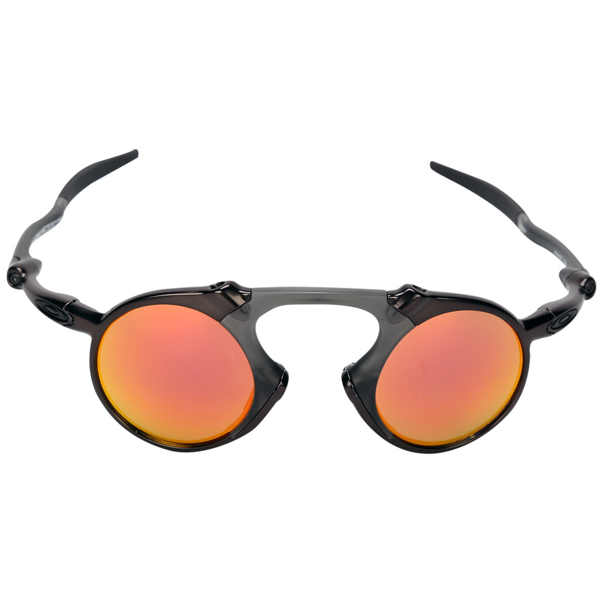 Óculos Oakley Madman Dark Carbon/Lente Ruby Iridium Polarizado ref OO601904