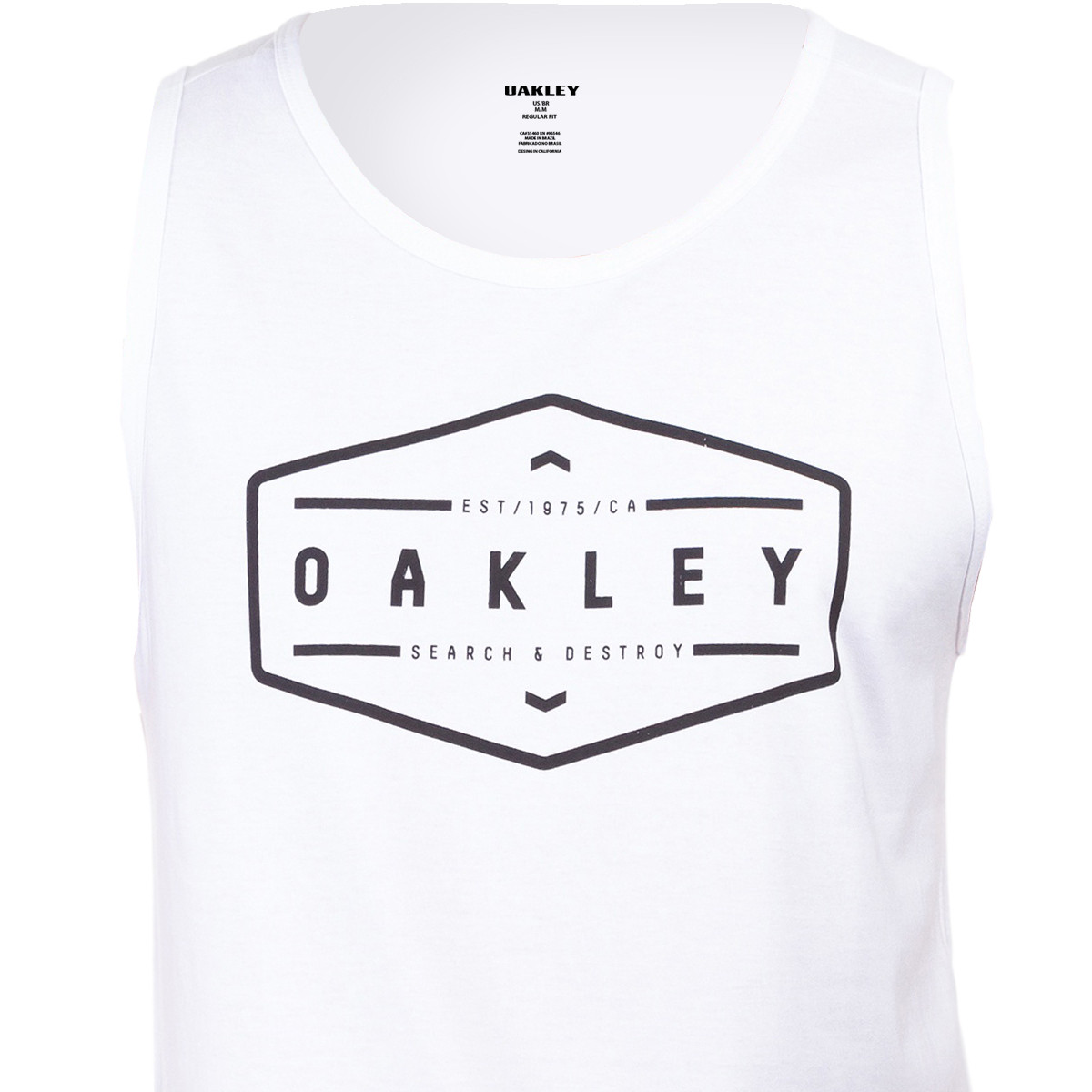 Regata Oakley Tapering Lettering Tank Branca ref: 457273BR-100