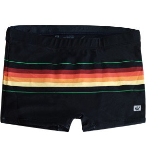 Sunga Boxer Mash Hang Looose Listra Preta e Laranja Ref.HL3.92-PT00