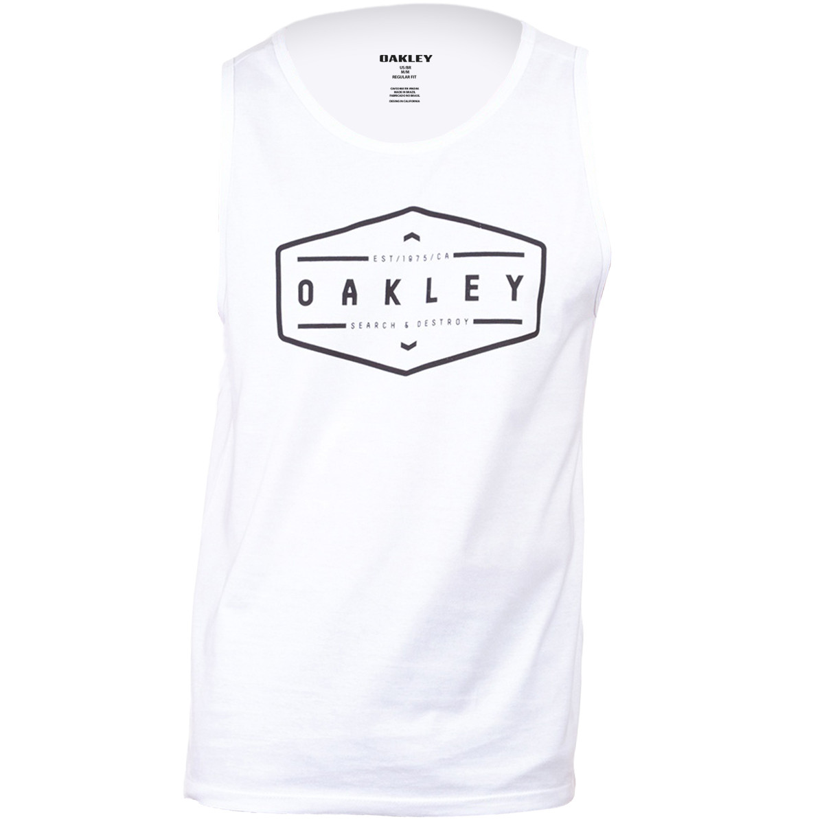 Regata Oakley Tapering Lettering Tank Branca ref: 457273BR-100